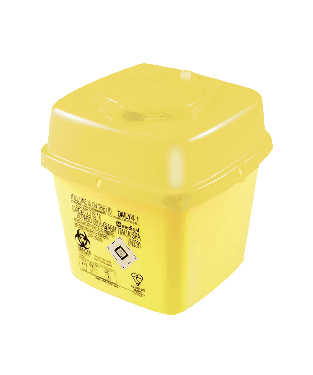 Disposable Sharps Container | 4L | Sharpsmart