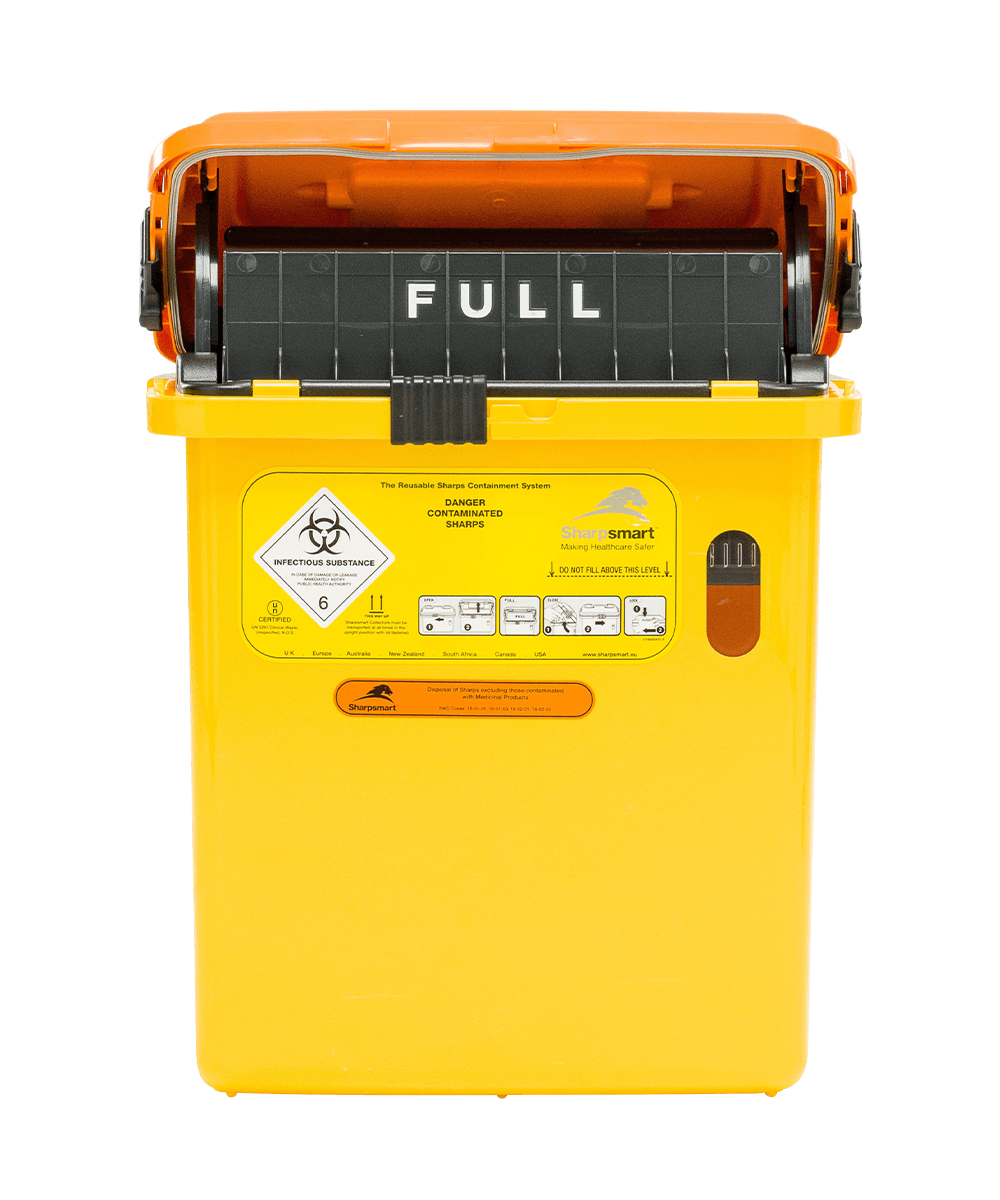 S22 | Sharpsmart Container for Non-Medicinal Sharps | Sharpsmart