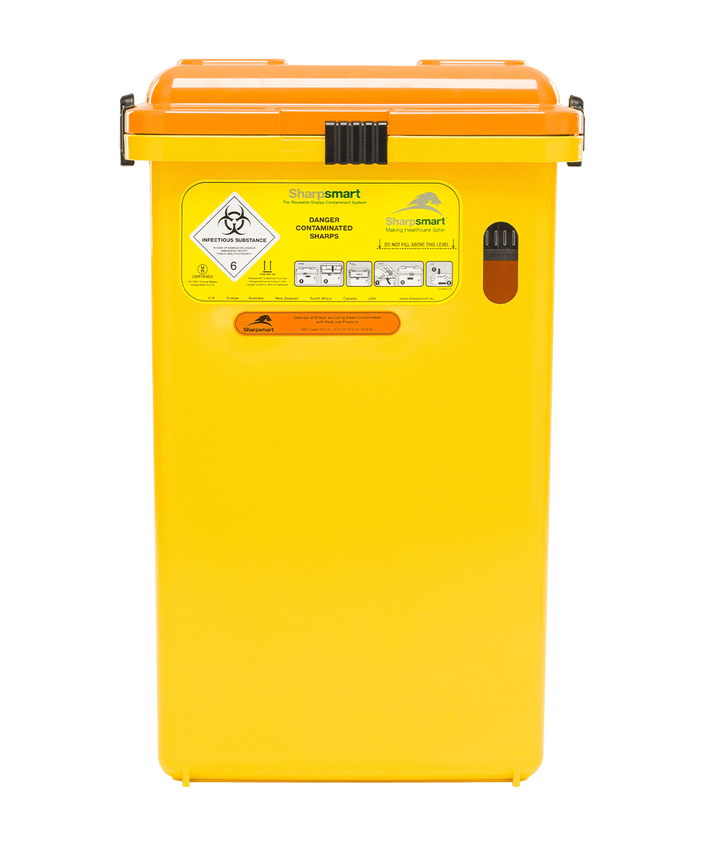 S32 | Sharpsmart Container for Non-Medicinal Sharps | Sharpsmart